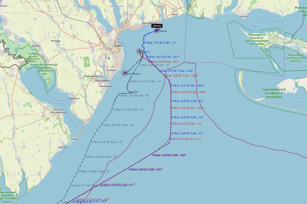 BlackSeaNews | The operations of the Ukrainian temporary maritime ...