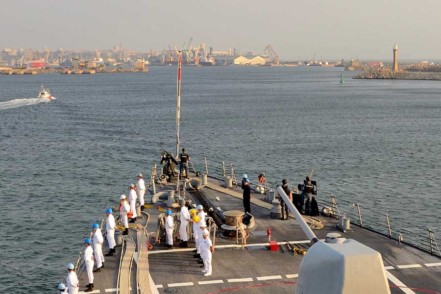 BlackSeaNews | USS Ross (DDG 71), the US missile destroyer arrived at ...