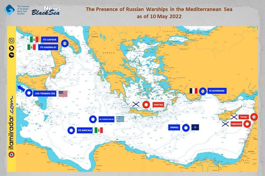 BlackSeaNews | The Presence of Russian Warships in the Mediterranean ...