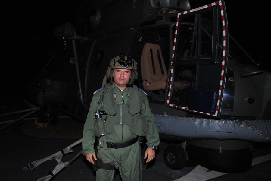 BlackSeaNews | Вертолёт румынских ВМС с борта REGELE FERDINAND выполнил ...